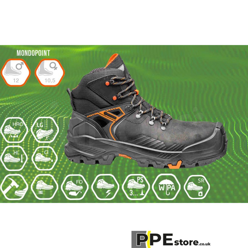 Base B1601 T-Rex Mid/T-Wall Safety Boots - PPE Store